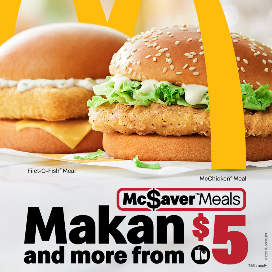 McDonald's McSaver Meals from $5 this May 2024 lets you choose either McChicken or Filet-O-Fish ...
