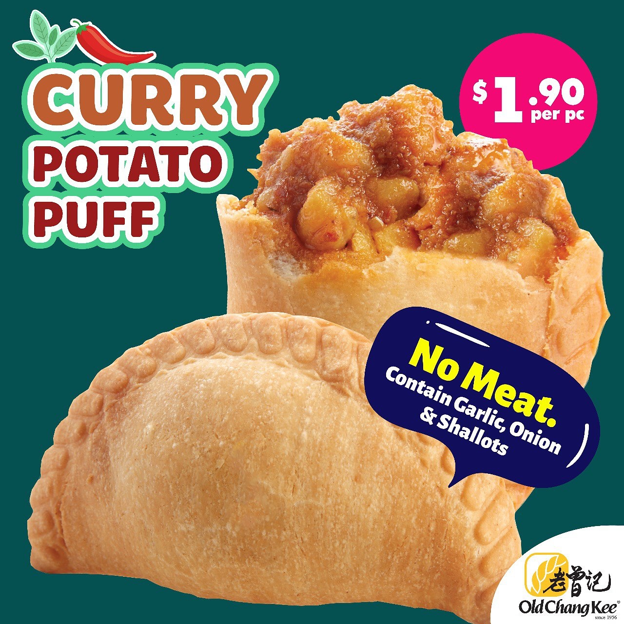 Old Chang Kee launches Curry Potato Puff for S$1.90 that doesn't ...