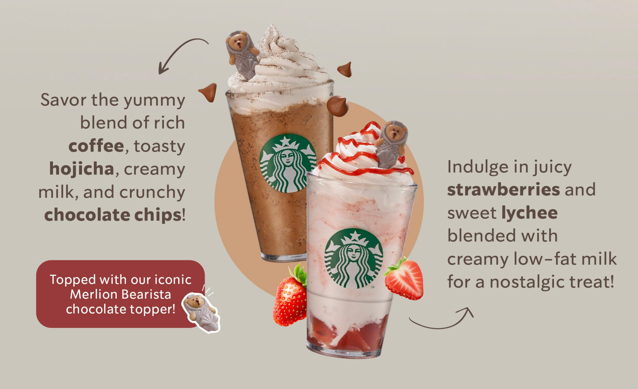 Starbucks S'pore to launch Yuan Yang Coffee & Lychee Strawberry Cream ...