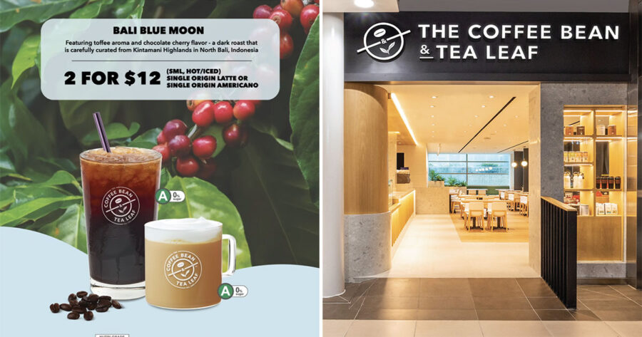 Coffee Bean S'pore offers 2 for $12 on Single Origin Americano & Latte ...