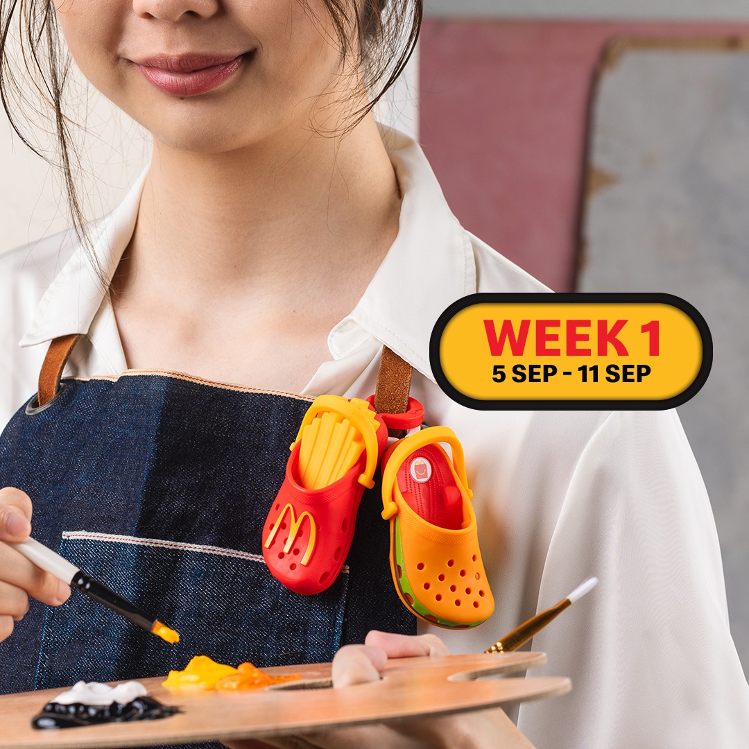 Latest McDonald's Happy Meal Toys are Tiny Crocs Clips, even has one ...