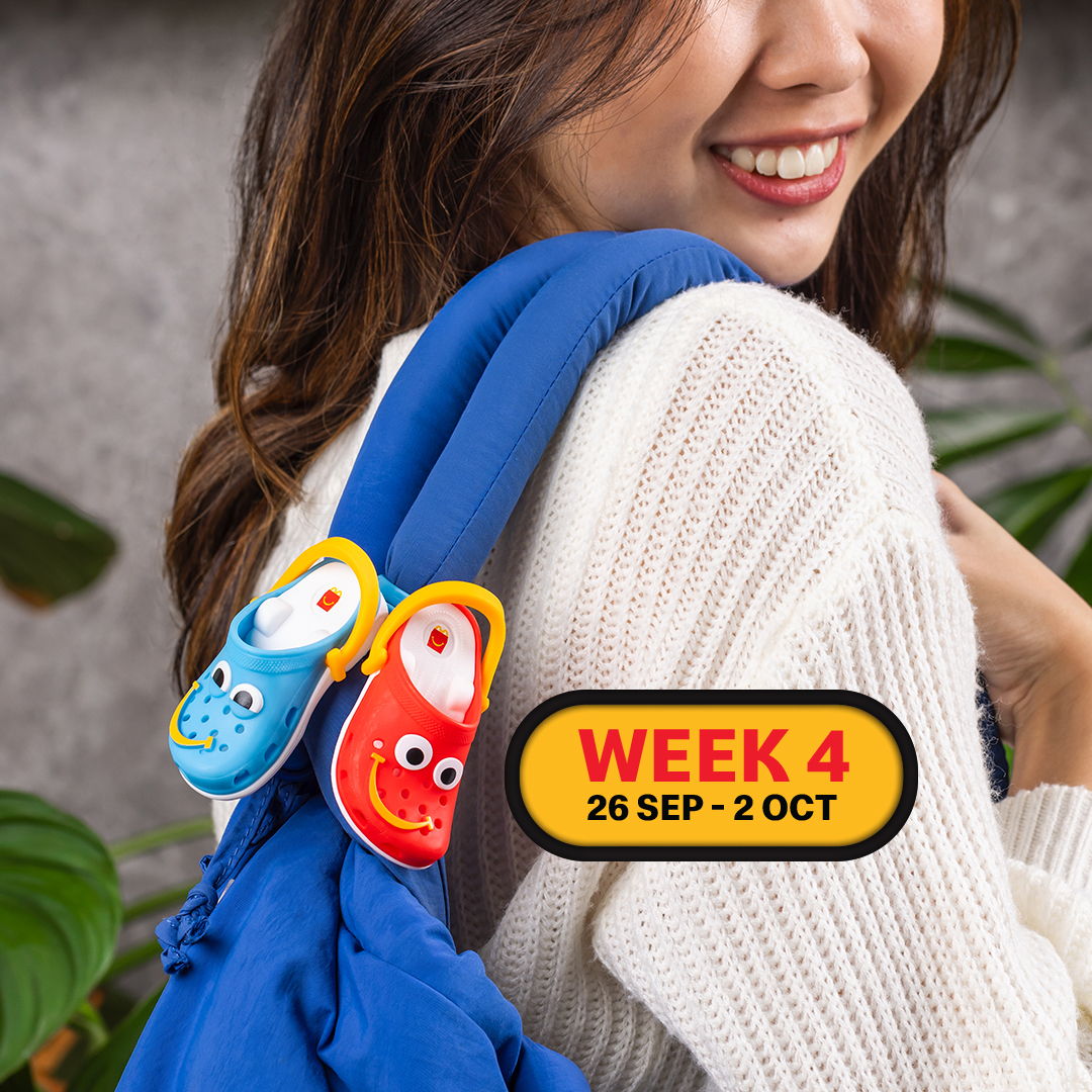 Latest McDonald's Happy Meal Toys are Tiny Crocs Clips, even has one ...