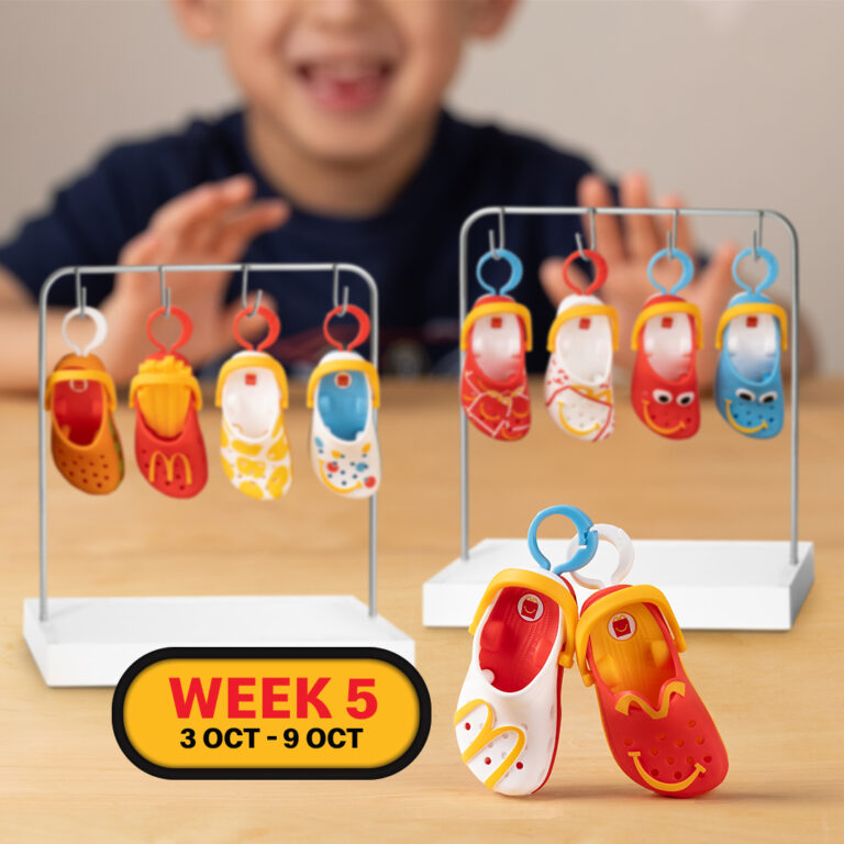 Latest McDonald's Happy Meal Toys are Tiny Crocs Clips, even has one ...