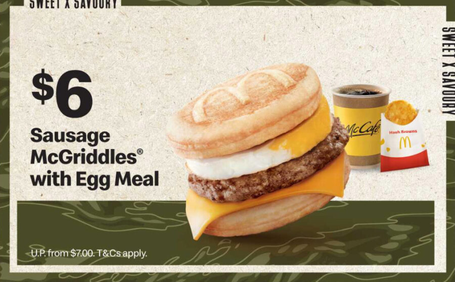 McDonald's to offer $6 Sausage McGriddles With Egg Meal for more than a week till Oct 2 | Great ...