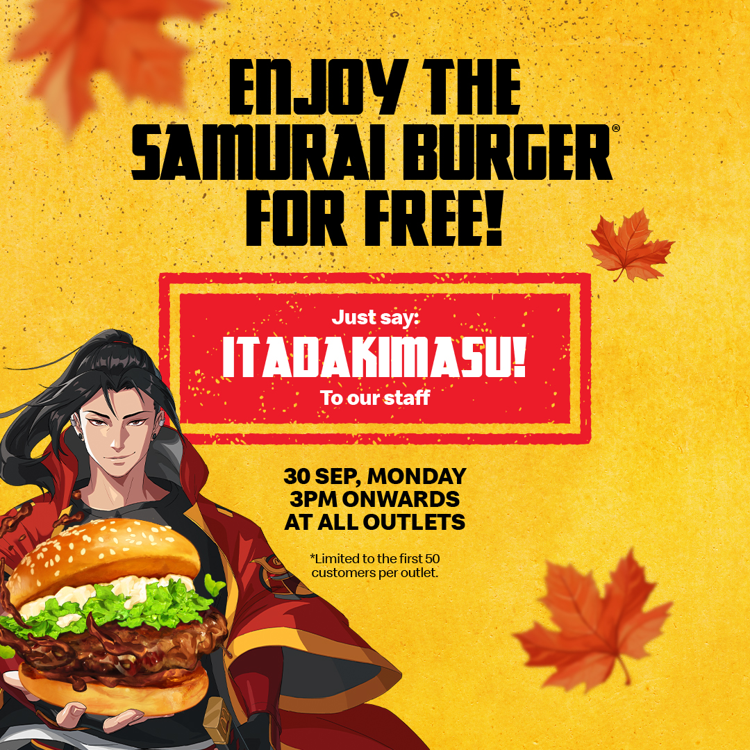 McDonald's brings back Samurai Burger with new Tamago Line-Up, Seaweed ...