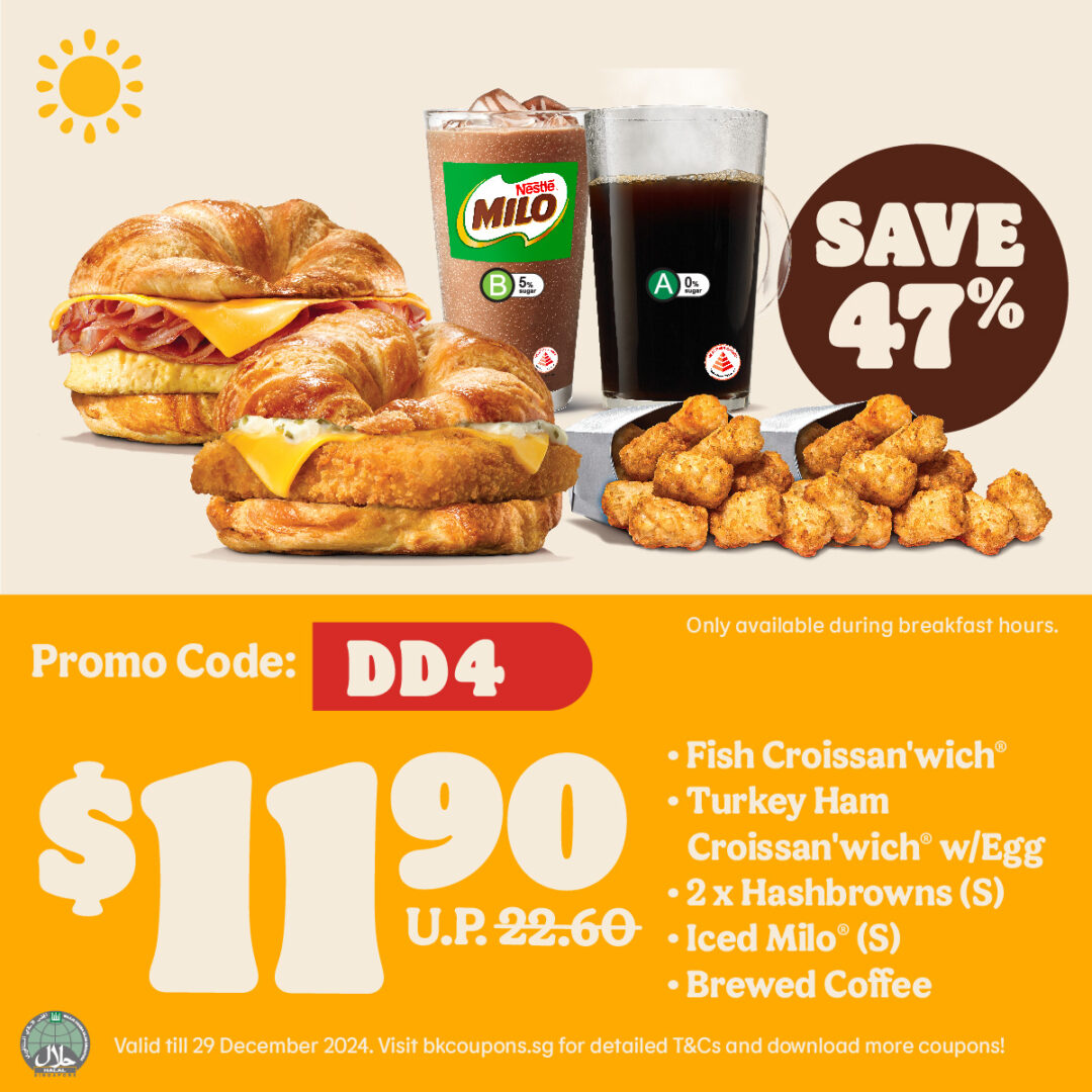 Burger King Offers Up to 60% OFF on Burger Meals, Snacks & More in ...