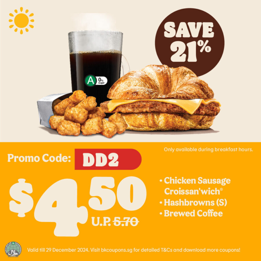 Burger King Offers Up to 60% OFF on Burger Meals, Snacks & More in ...