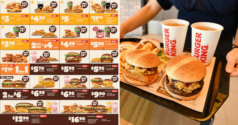 Burger King Offers Up to 60% OFF on Burger Meals, Snacks & More in ...
