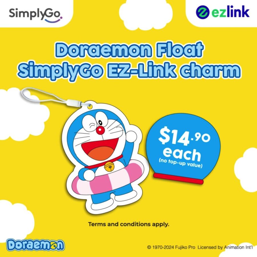 Ultra-adorable Doraemon Float EZ-Link Charm splashes onto Shopee for ...