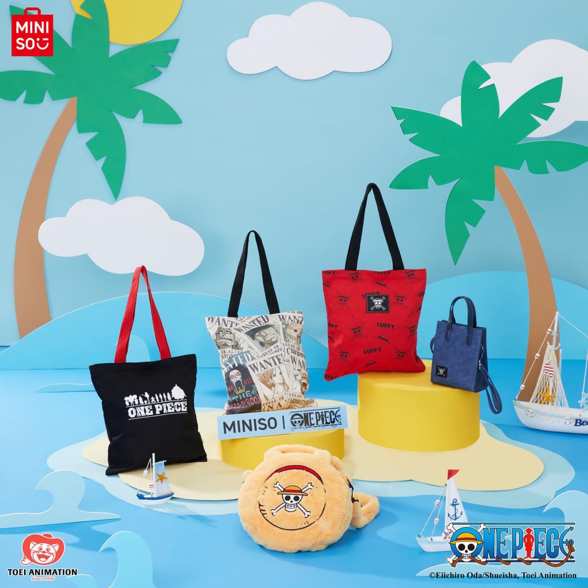 MINISO launches One Piece Series with Merch including Tote Bags ...