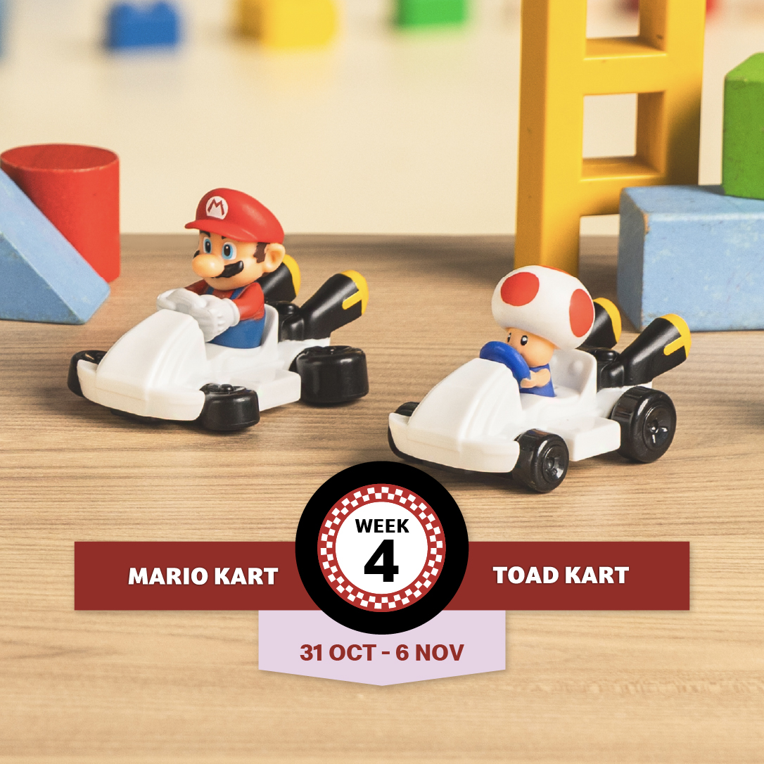 McDonald's Happy Meal Toys featuring Mario Kart Characters with 2 Gold ...