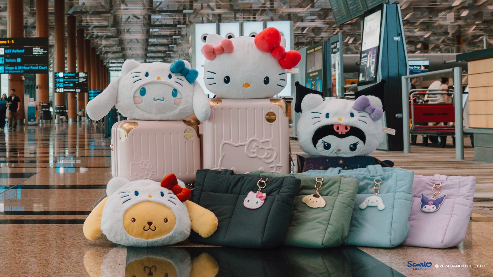 Changi Airport transforms into a Hello Kitty Festive Wonderland with ...