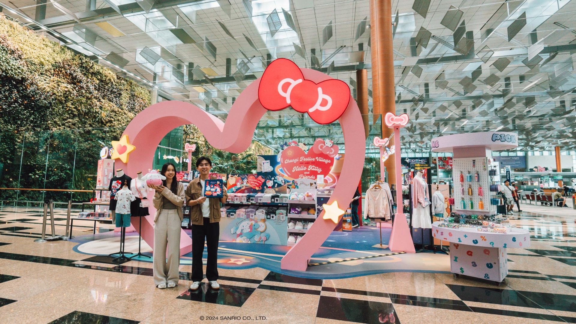 Changi Airport transforms into a Hello Kitty Festive Wonderland with ...