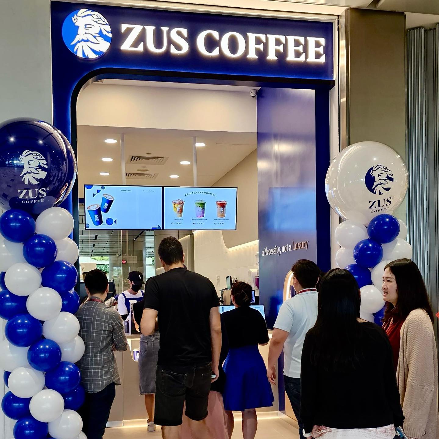 M'sia-famous ZUS Coffee first S'pore outlet lands in Changi Airport T4 ...