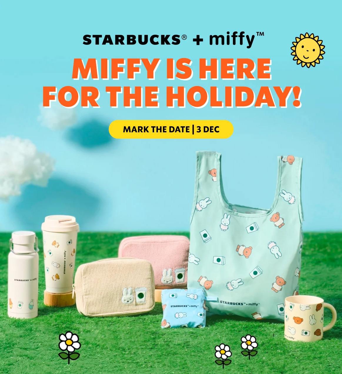 Starbucks x Miffy Collection launching in S'pore stores brings Festive Joy starting from Dec 3 ...