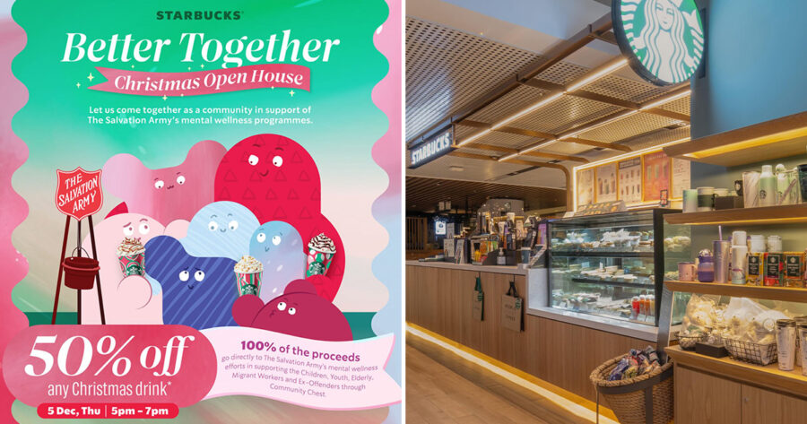 Starbucks S'pore Christmas Open House spreads Holiday Cheer with 50% ...
