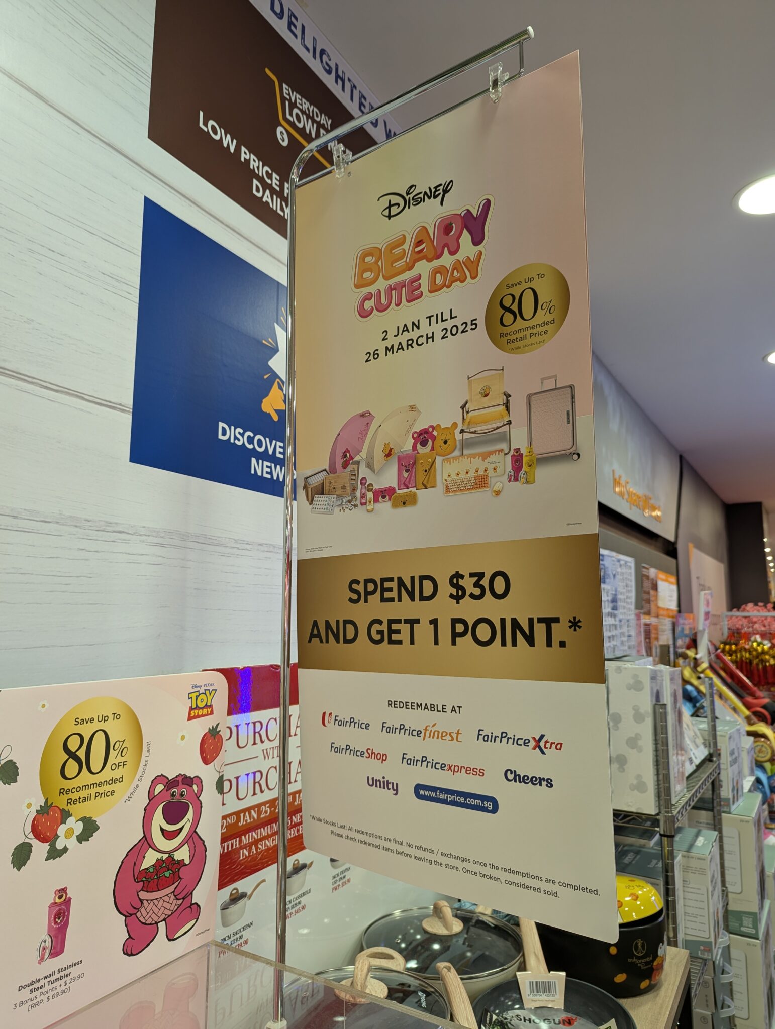 FairPrice launches 'Beary Cute Day' Loyalty Programme featuring Disney ...