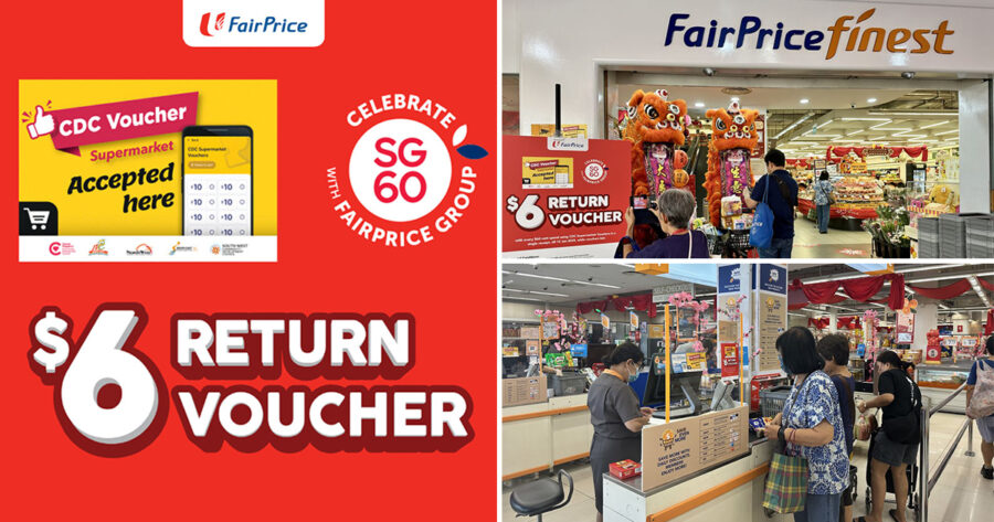Redeem $300 CDC Vouchers from Jan 3, receive $6 FairPrice Return ...