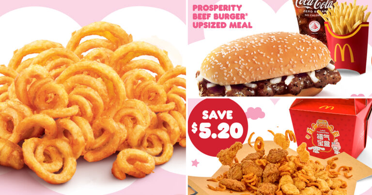 McDonald's Latest CNY Deals has 1-FOR-1 Prosperity Twister Fries, 18% ...