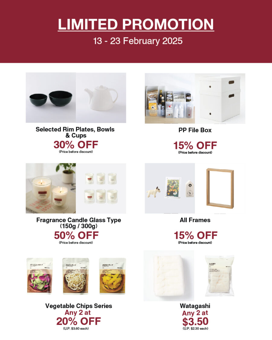 MUJI Bugis Junction launches Massive Pre-Renovation Sale with 20% OFF ...