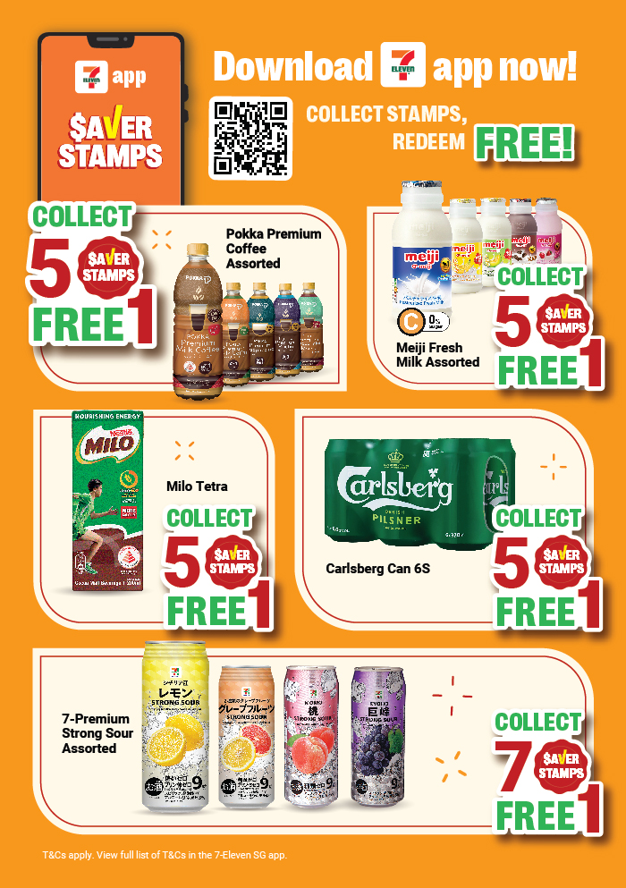 7-Eleven S'pore unveils new Mobile App with FREE $3 & $5 Welcome ...
