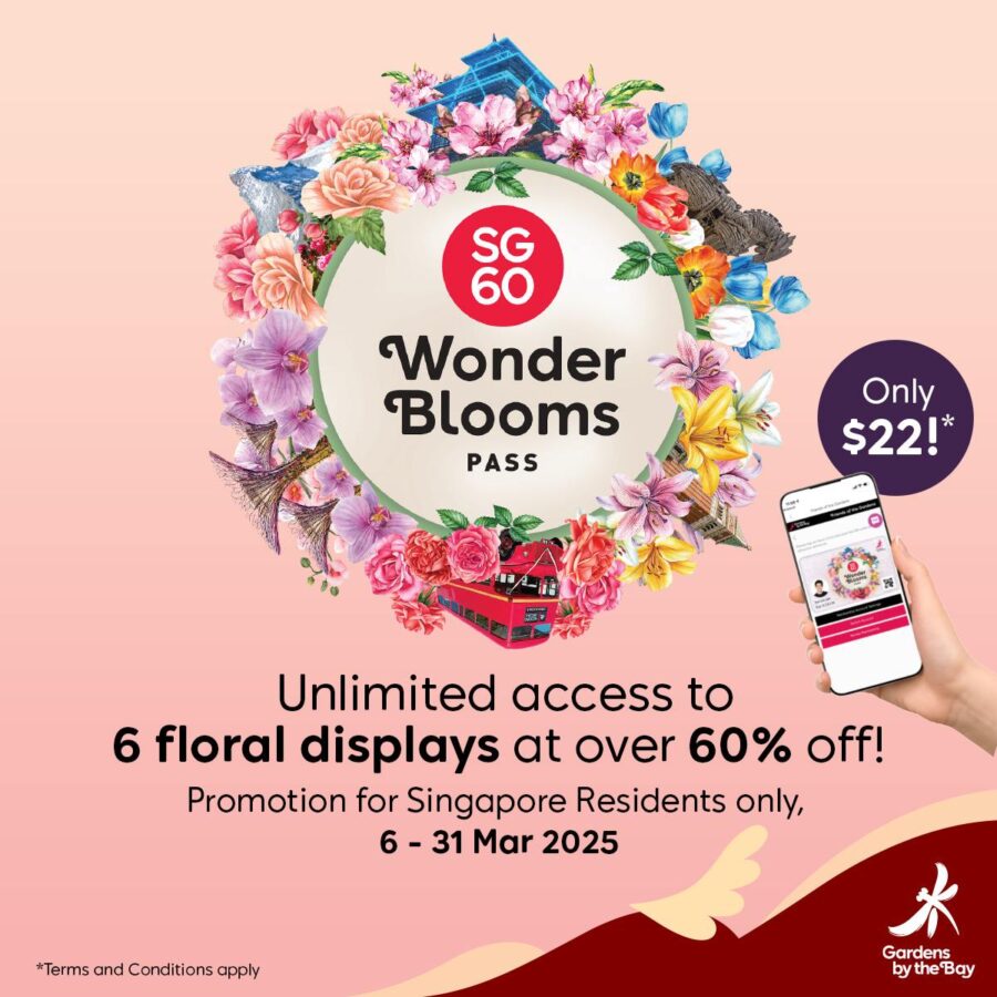 Gardens by the Bay’s SG60 Wonder Blooms Pass: Unlimited Access to ...
