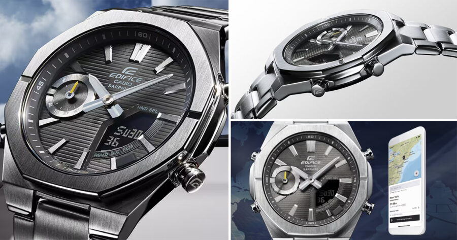 Casio's New Edifice ECB-S10D Series Features Slim, Sporty Design & Time ...