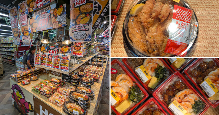 Ebi Shrimp Fair Takes Over DON DON DONKI with Rice, Yakisoba and Side ...
