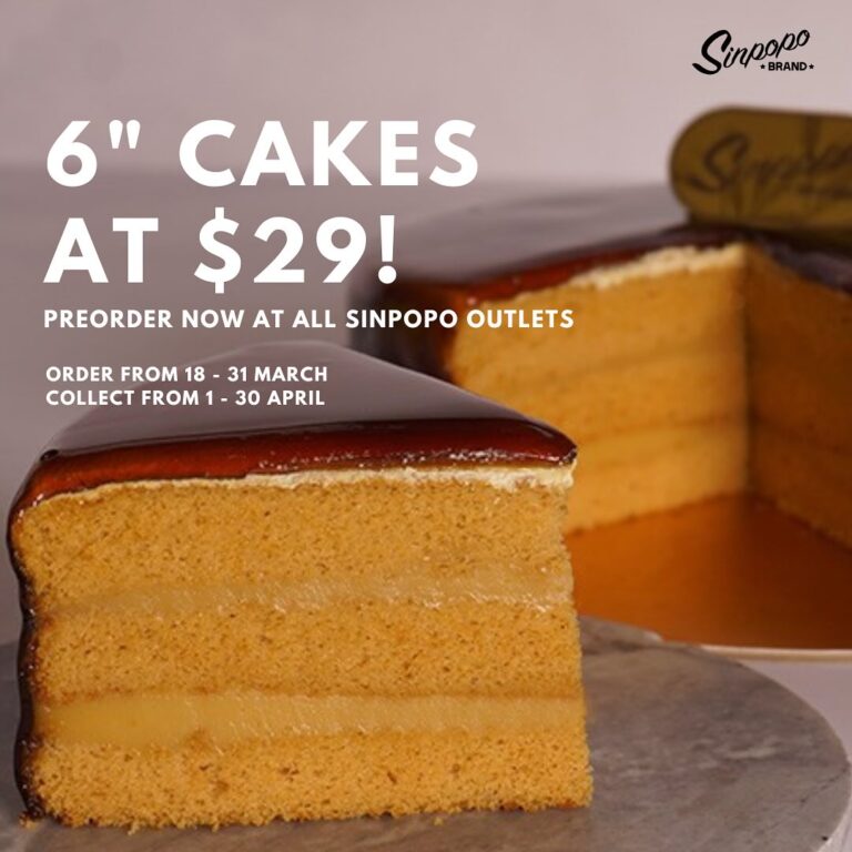 Preorder by Mar 31: Sinpopo Brand’s 6-Inch Cakes for Just $29 ...
