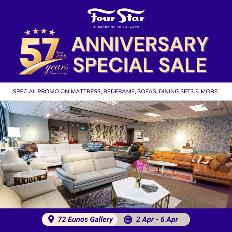 57th Anniversary: Four Star Rolls Out $570 Mattress & Furniture and $57 ...