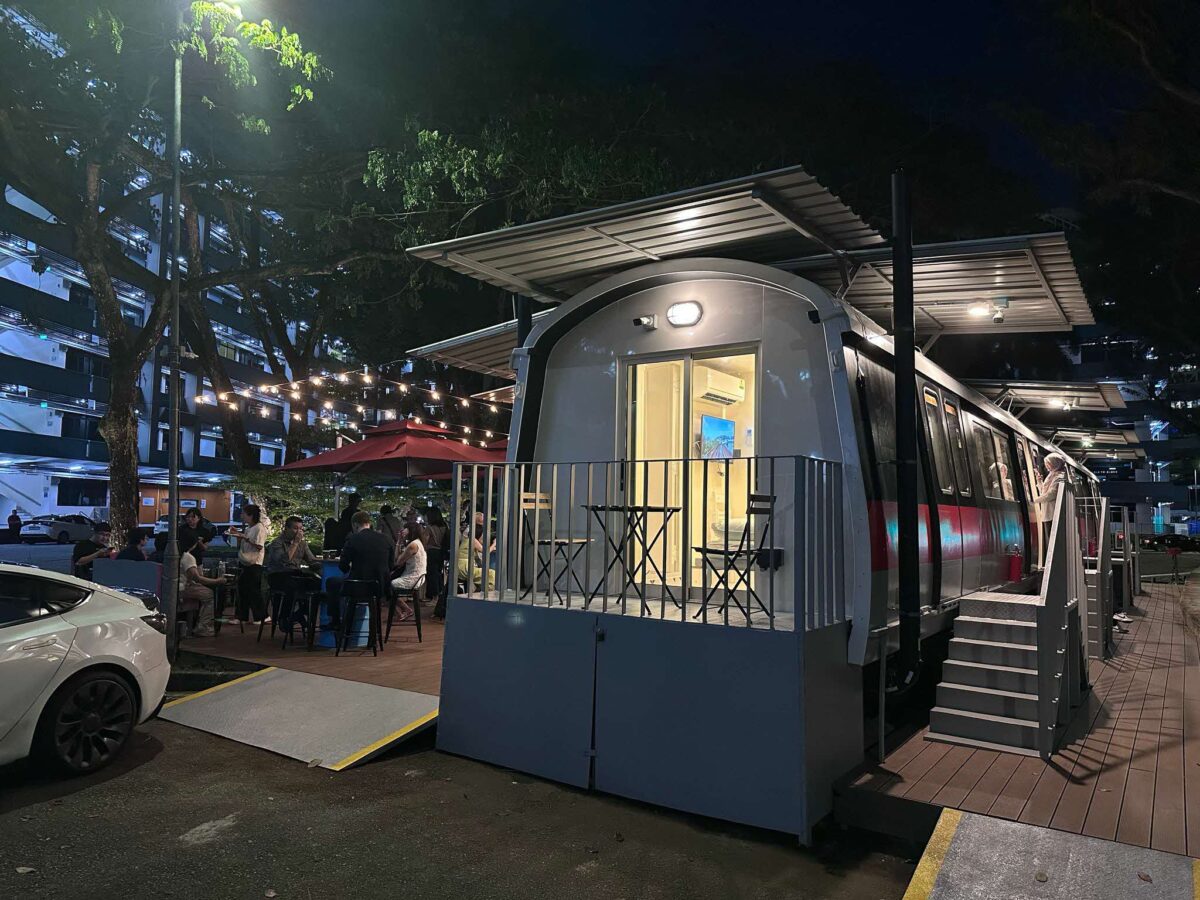 From Tracks to Pods: Decommissioned MRT Train Transformed into Boutique ...
