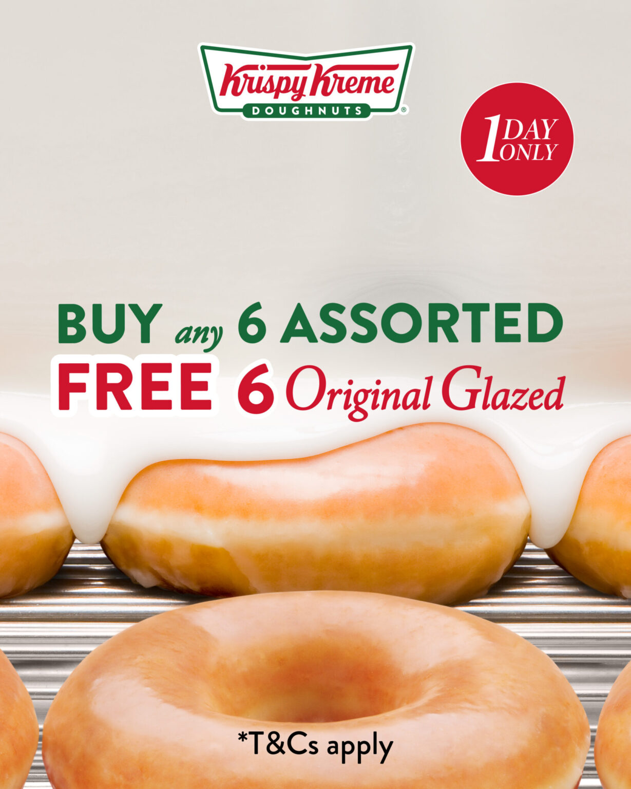 Krispy Kreme’s 1-Day Offer: Score 6 FREE Original Glazed Doughnuts When ...