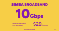 Get $20 OFF SIMBA 10Gbps Broadband this April – Enjoy Your First 30 ...