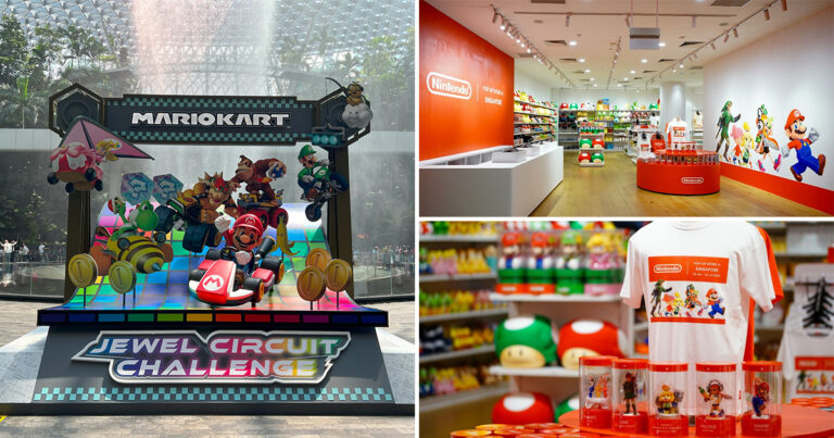 Game On at Jewel Changi Airport: First Look at Mario Kart Installations ...