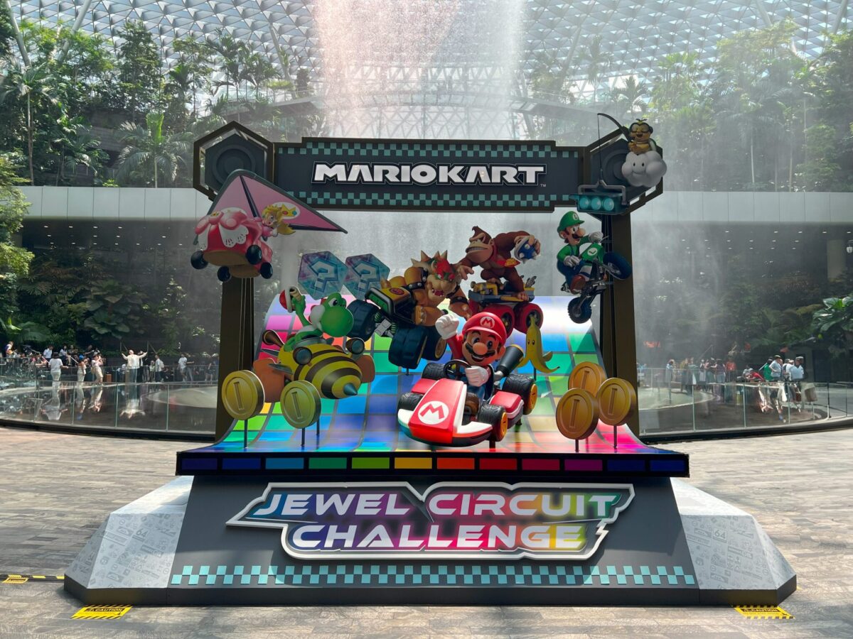 Game On at Jewel Changi Airport: First Look at Mario Kart Installations ...