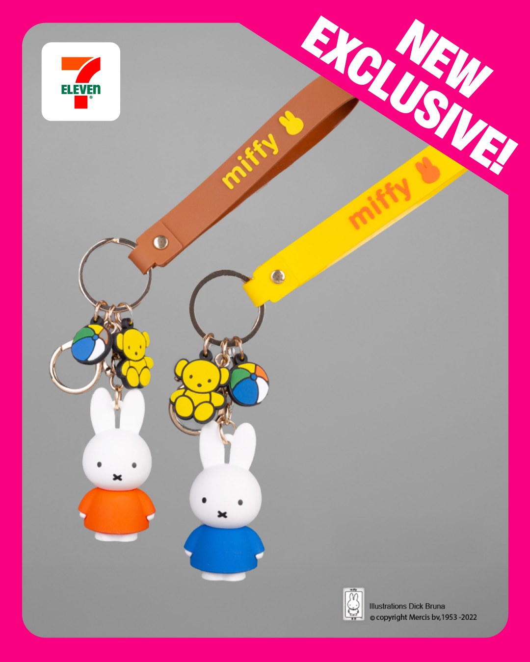 Miffy Takes Over 7-Eleven S'pore with Adorable New Collection Featuring Keychains, Cosmetic ...