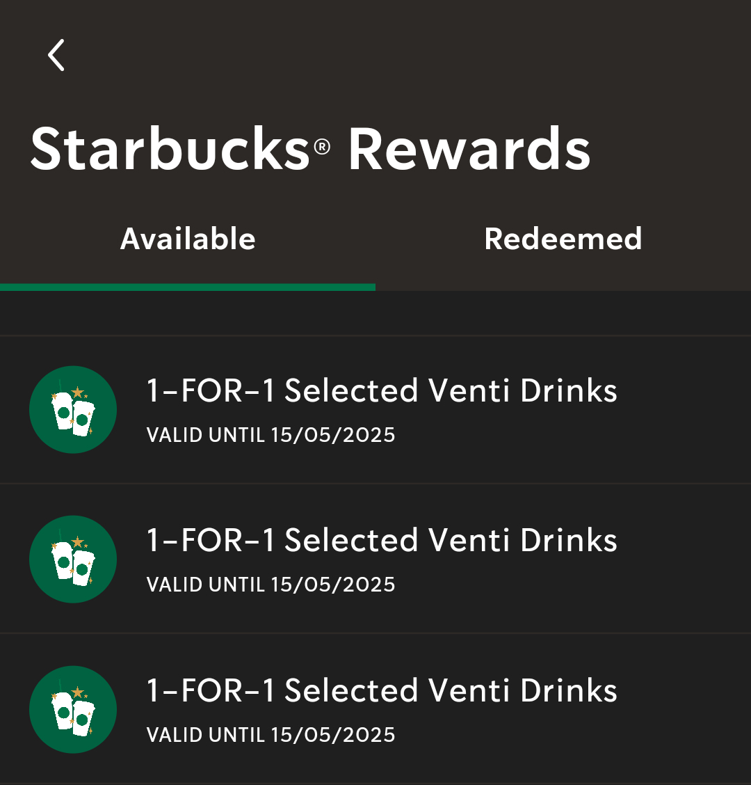 Starbucks Rewards Members Get a Mid-May Treat: Buy 1 Get 1 FREE on ...