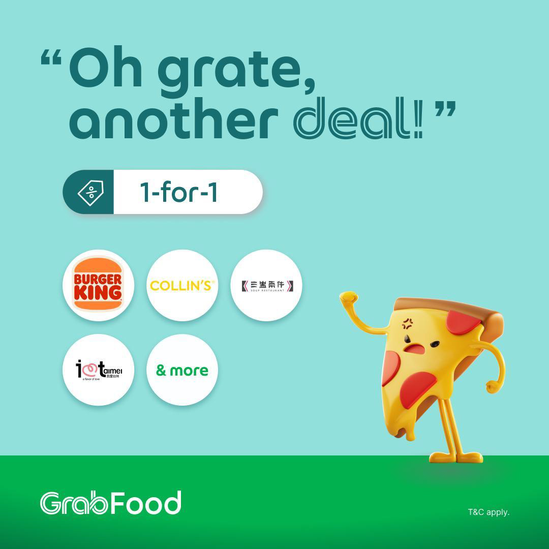 Breaking News: Food Items Protest The Grab Sale as Free Delivery, 1-FOR ...
