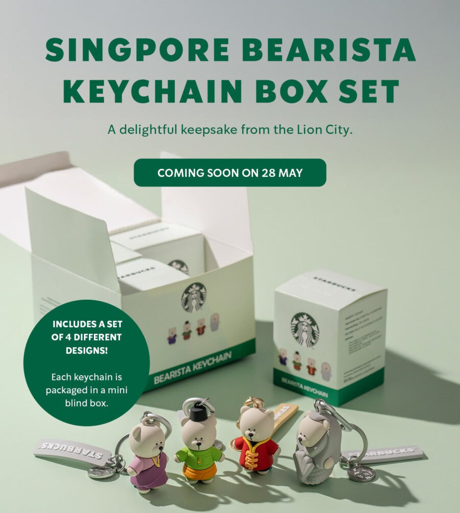 Starbucks Launching Singapore-Exclusive Bearista Keychain Box Set in Stores & Online on May 28 ...