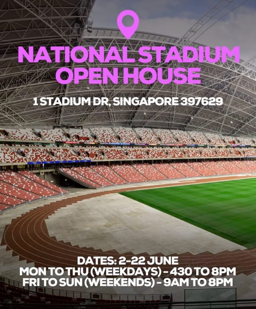 Singapore Sports Hub Open House Transforms Into a Giant Inflatable ...