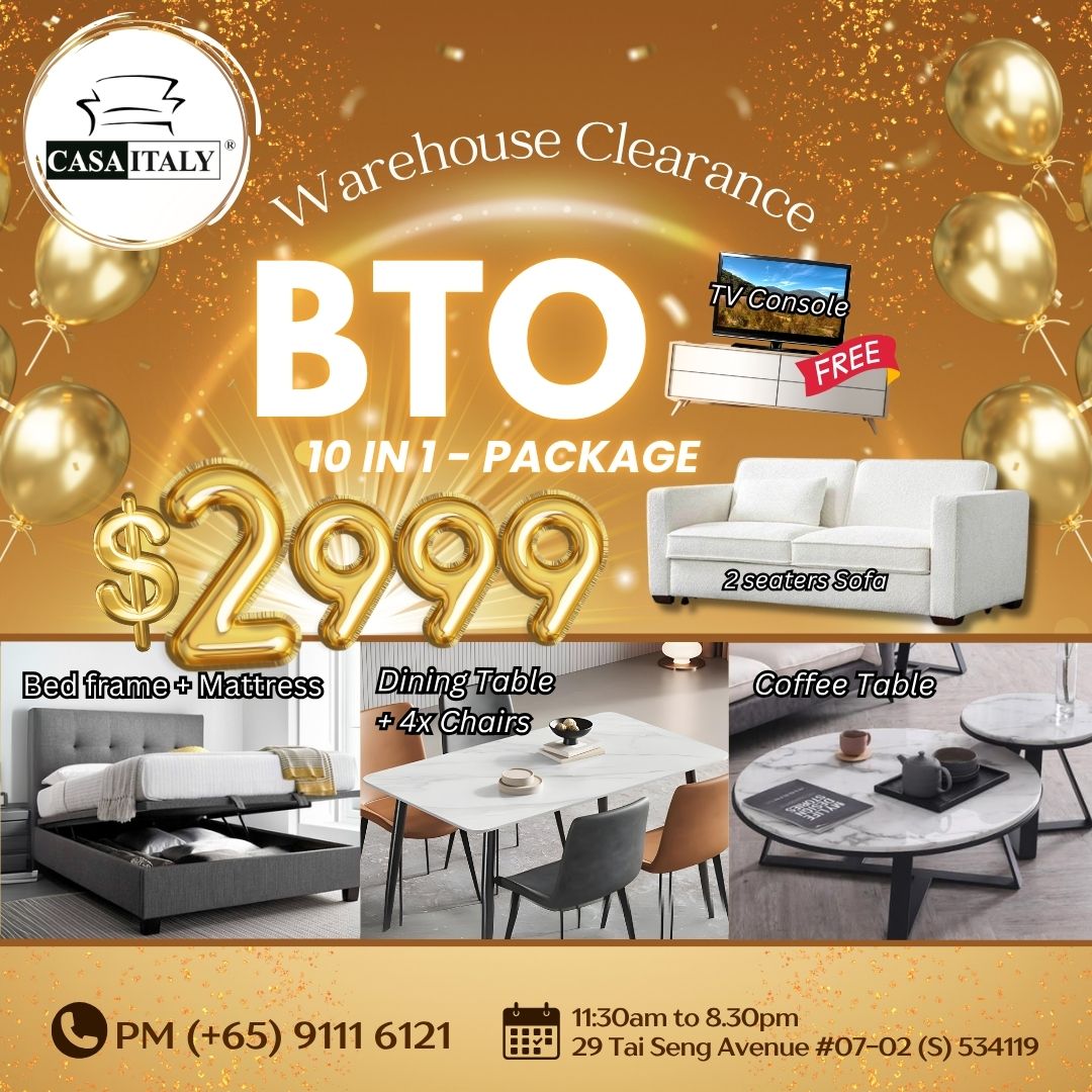 Malaysia Prices in Singapore: Casa Italy's Massive Clearance Sale on Furniture in Tai Seng from ...