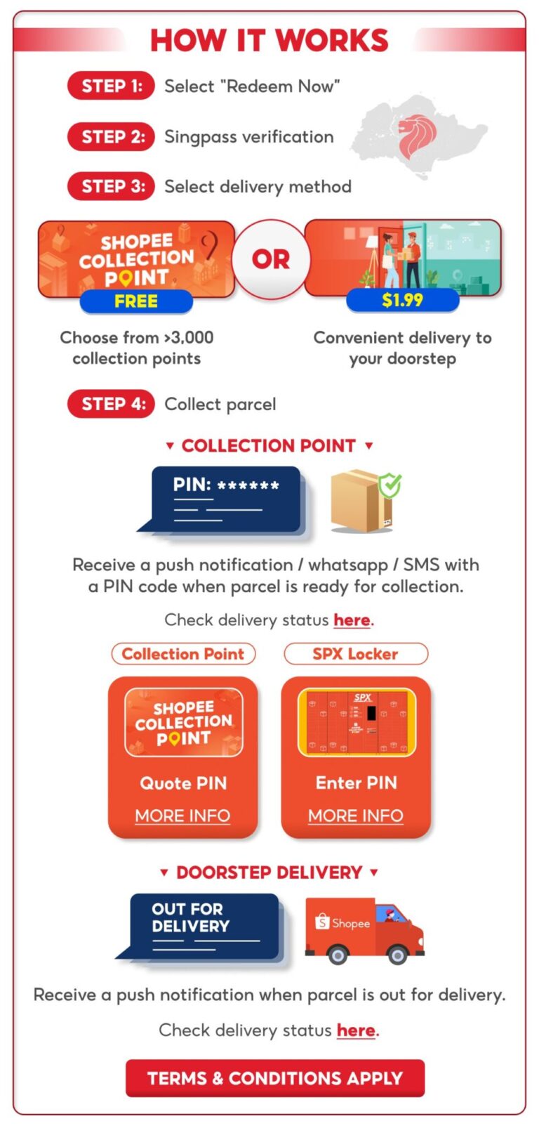 All Households Can Redeem FREE Singapore Flag at Shopee Collection ...