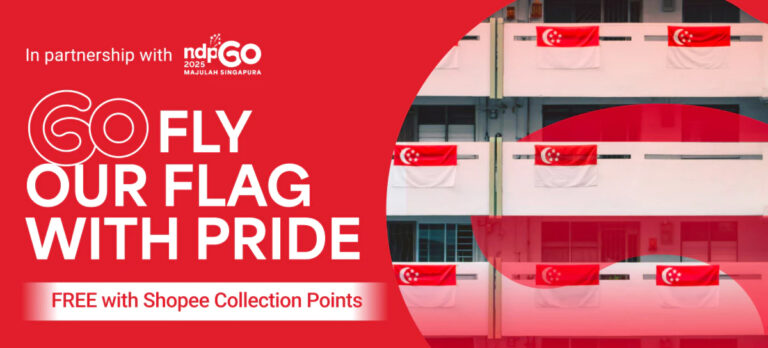 All Households Can Redeem FREE Singapore Flag at Shopee Collection ...