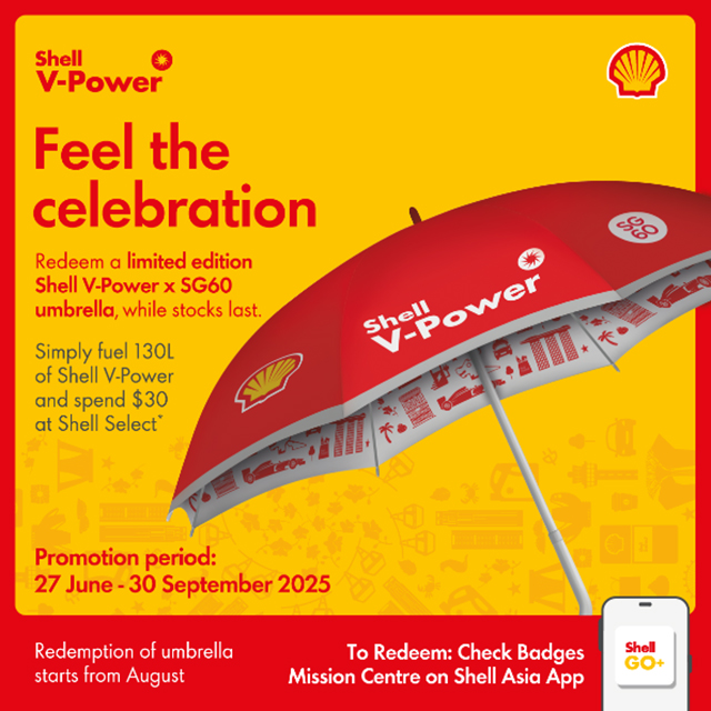 Shell Celebrates SG60 with V-Power at FuelSave 98 Prices and Limited ...