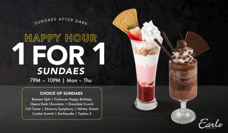Sweeten Your Evenings with Earle Swensen's 1-FOR-1 Happy Hour Sundae ...
