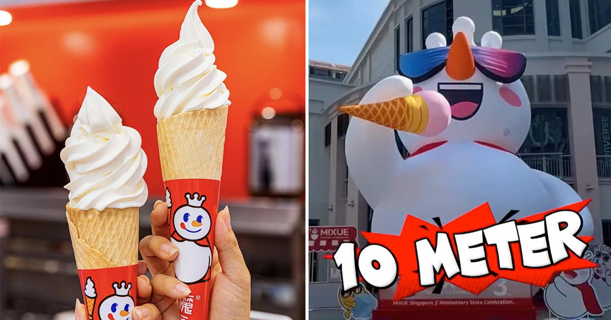 MIXUE Celebrates 3 Sweet Years in Singapore with FREE Ice Cream ...