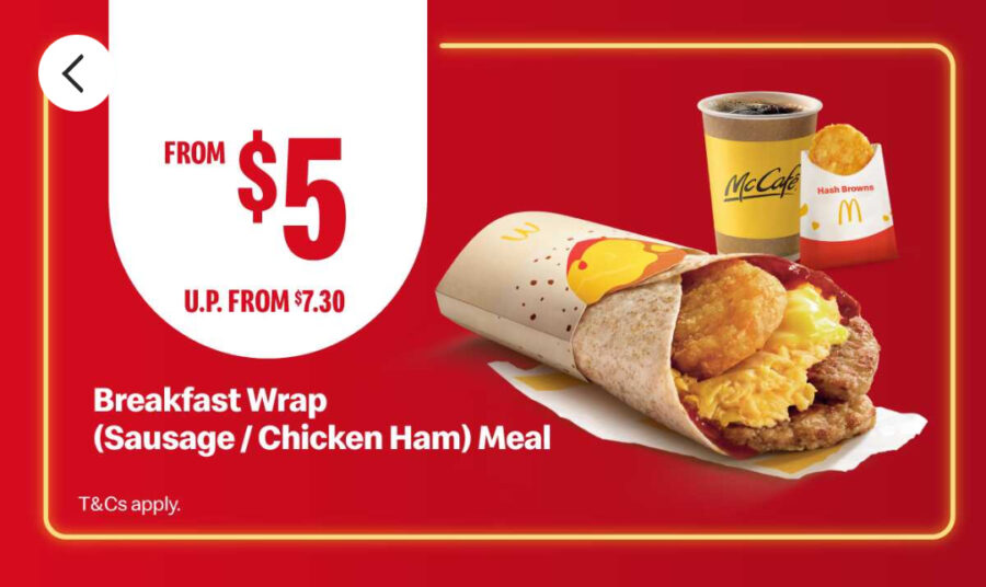 McDonald’s Serves Up 1-FOR-1 McMuffin with Egg and $5 Breakfast Wrap ...
