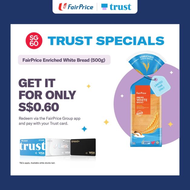 Trust Cardholders Can Snag FairPrice Enriched White Bread for Only $0. ...