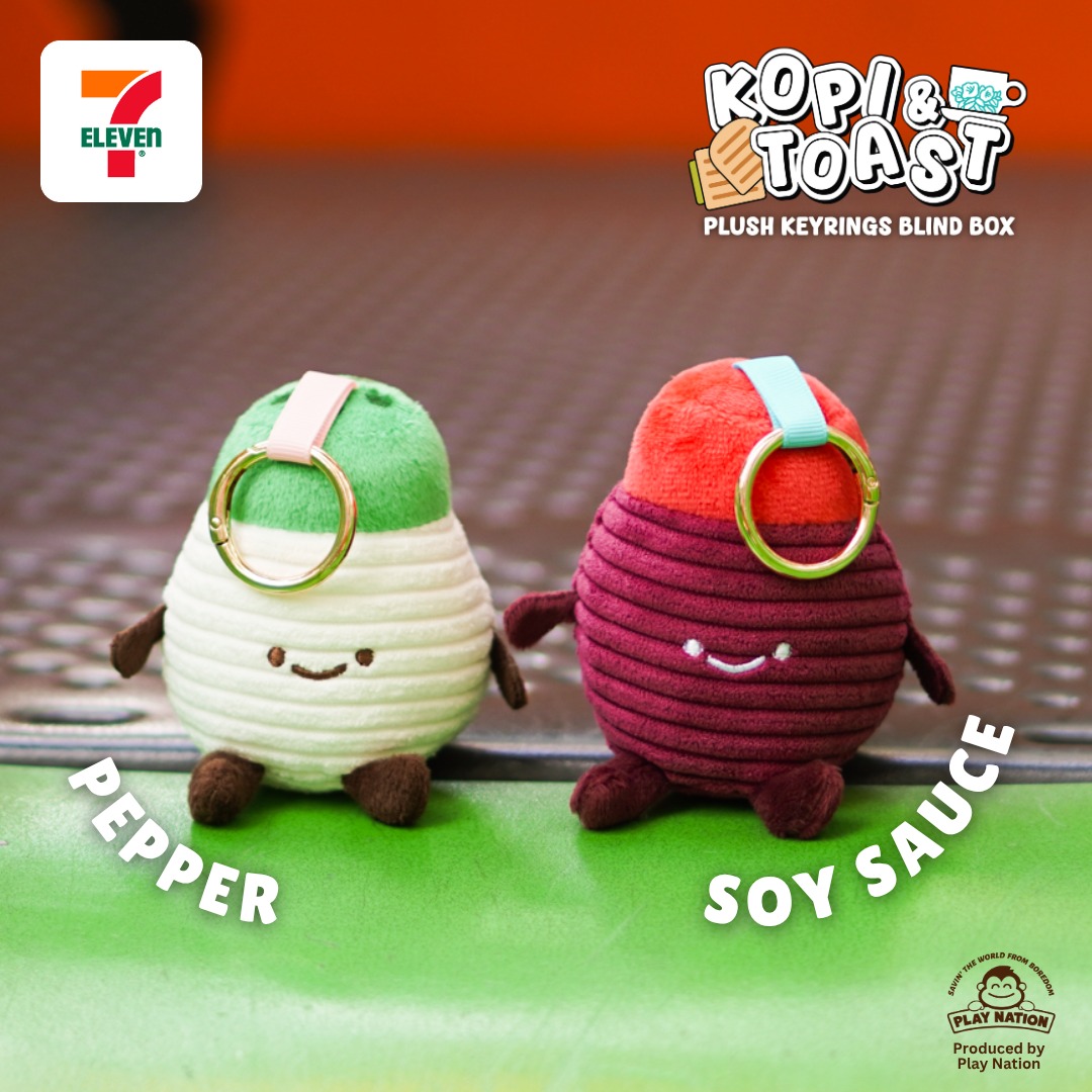 7-Eleven S'pore Drops New Kopi & Toast Plush Blind Boxes Inspired by ...
