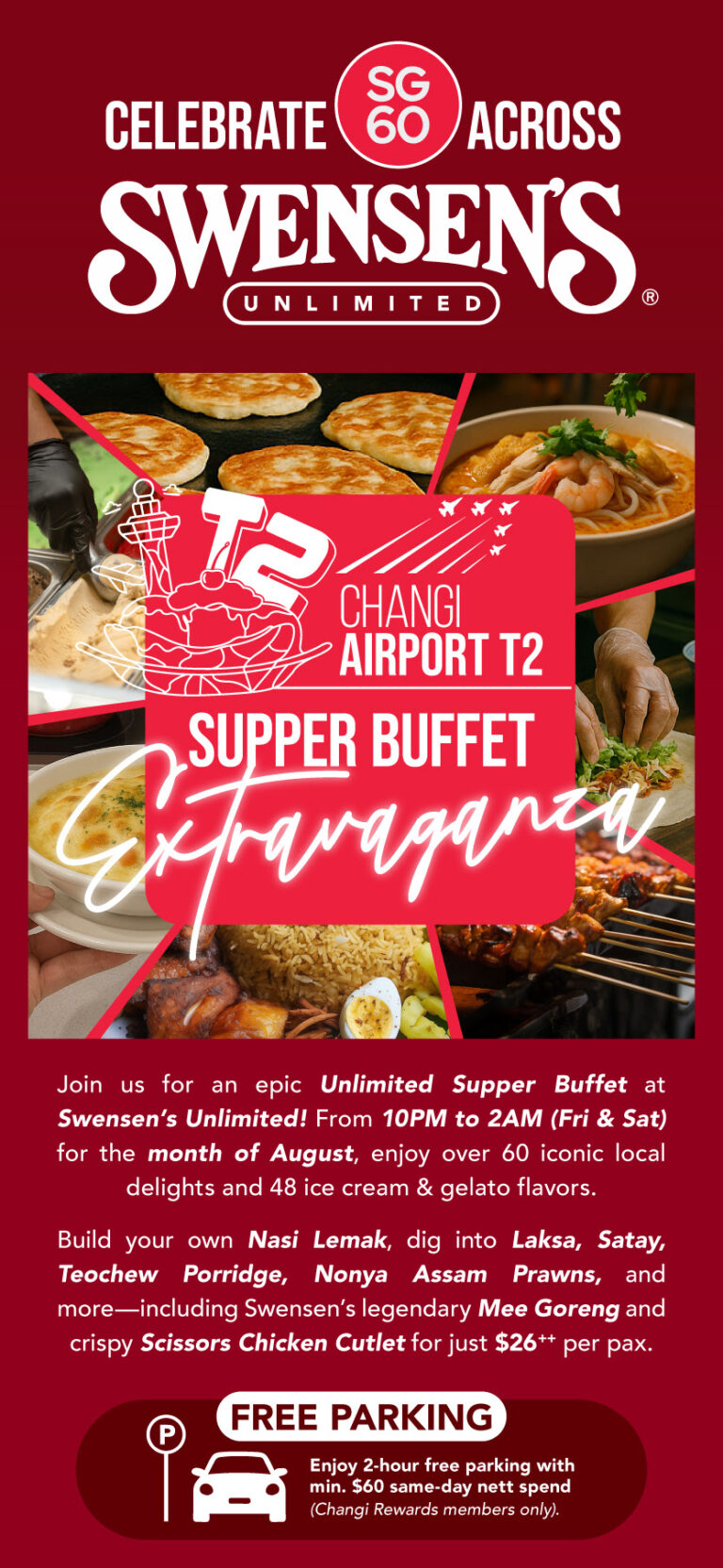 Swensen’s Serves Up Supper Buffet at Changi T2 From S$26, With Roti ...